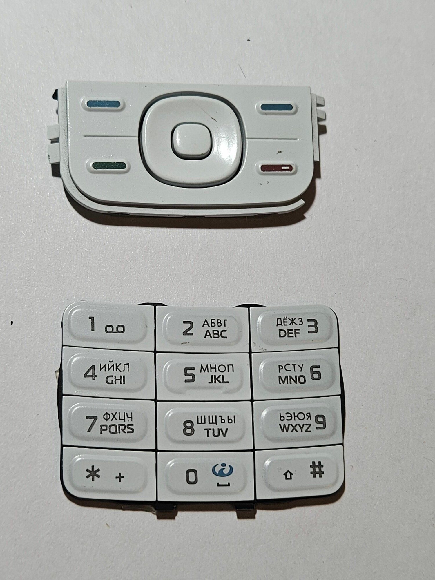 Клавиатура для Nokia 5200 (цвет - white ) комплект