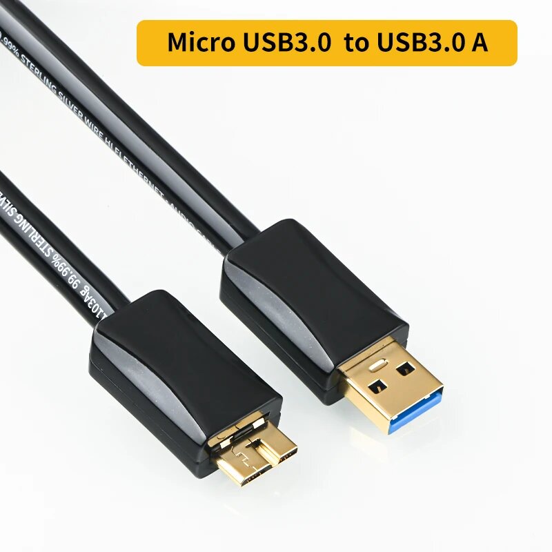 Высокоскоростной цифровой аудиокабель xangжане, серебро 3,0 пробы, Тип c, USB A- B/Micro B3.0, DAC