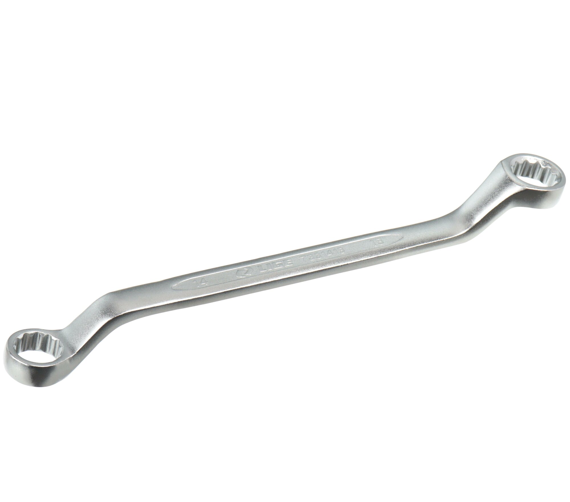 LG-7331415 Ключ накидной 14х15мм 12-гранный 45° LIGE LG-7331415
