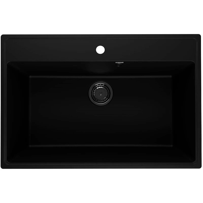 Мойка для кухни Ulgran Quartz Forte 760-07 Уголь искусственный камень