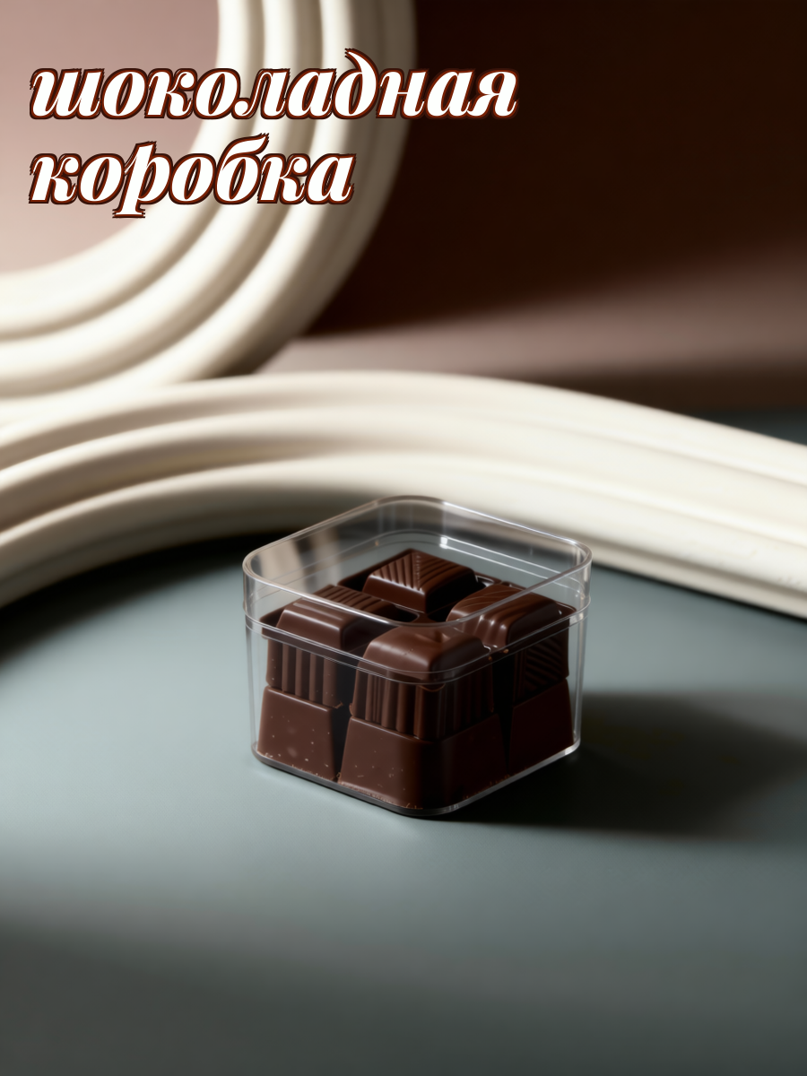 Прозрачные Кубики 6 Штук Для Хранения Конфет Джewелри Cosmetics 5 50X5 50X4 70Cm