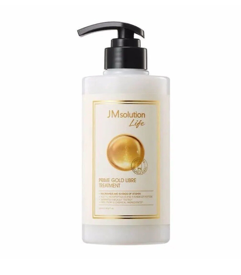JMSolution Маска-кондиционер для волос с экстрактом золота, 500 мл / JMSolution Treatment Life Prime Gold Libre