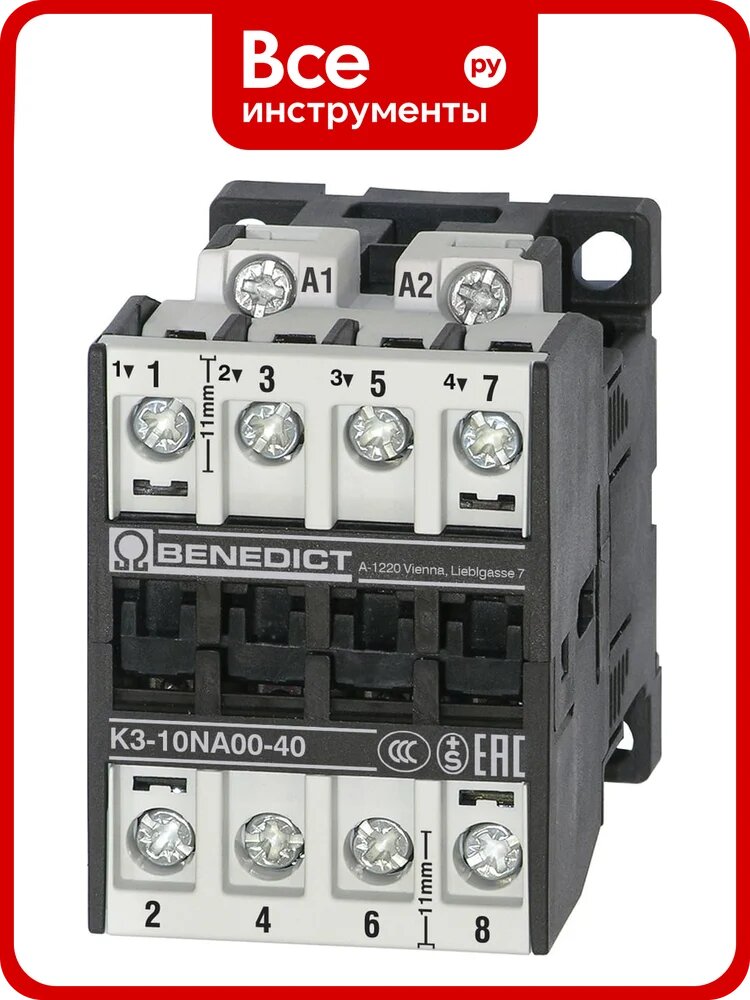 Контактор четырехполюсный Benedict K3-10NA00-40 230 PN92957