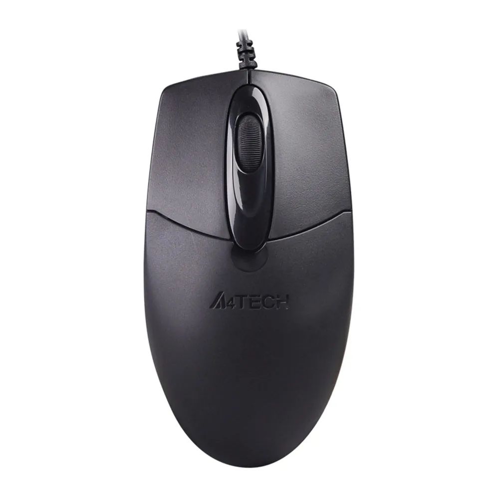 Мышь проводная A4TECH OP-720, оптическая, PS/2, черный