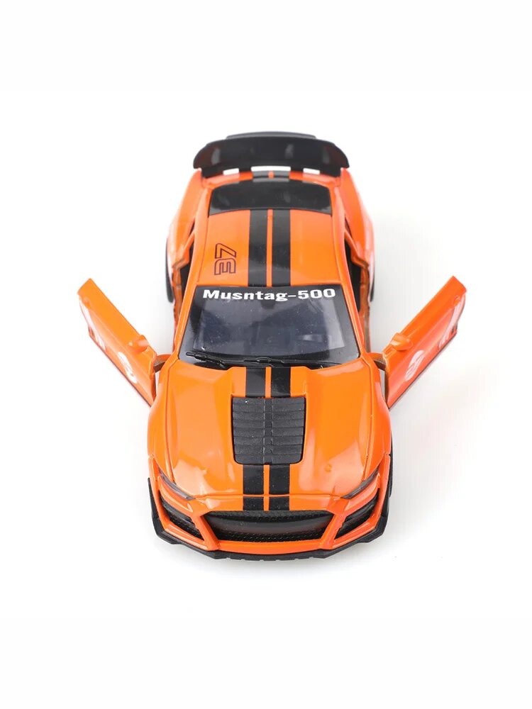 Металлическая модель суперкара Оранжевый, orange