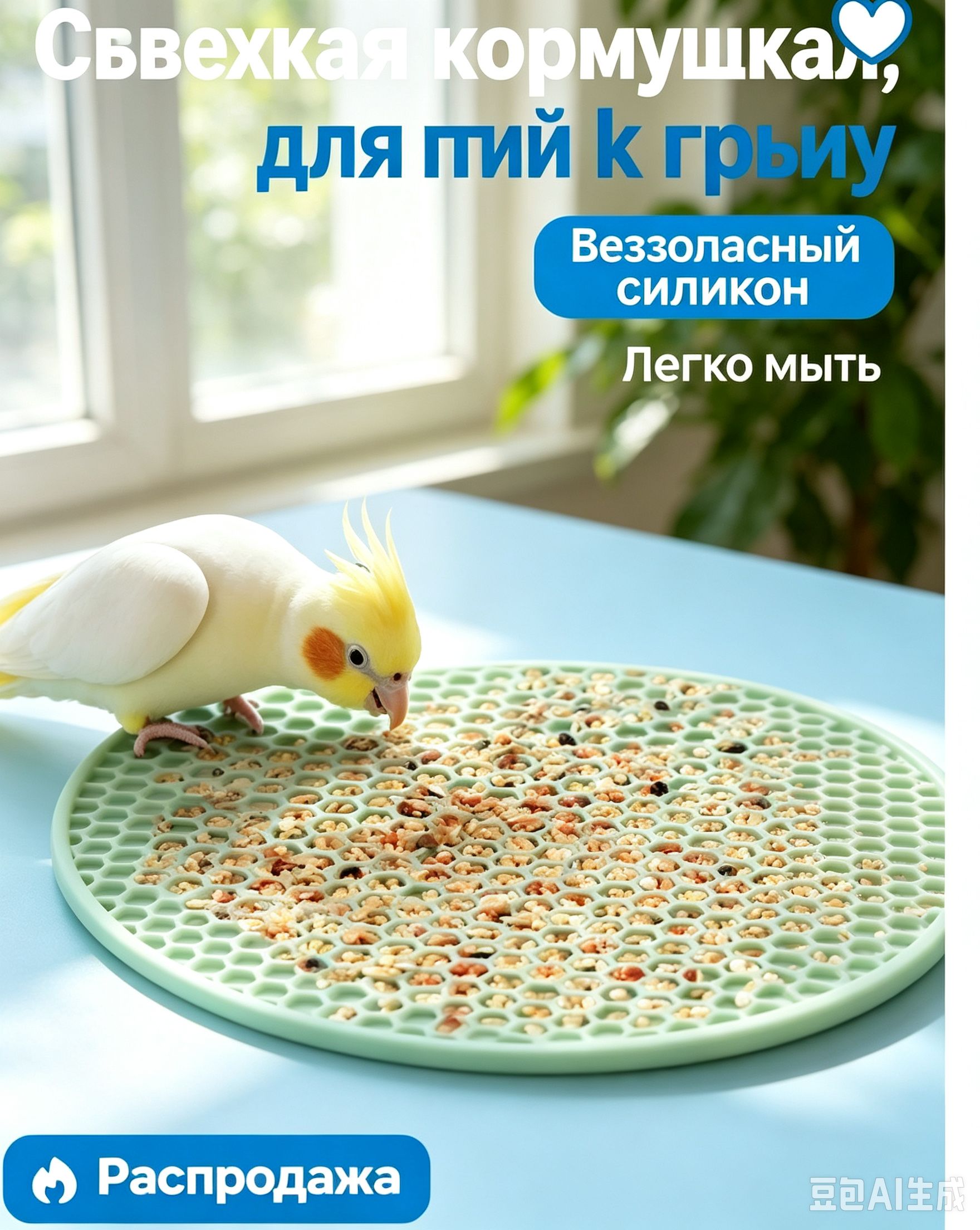Коврик для кормления попугаев, Игрушки для прорезывания зубов, облегчающие дискомфорт и стимулирующие умственное развитие