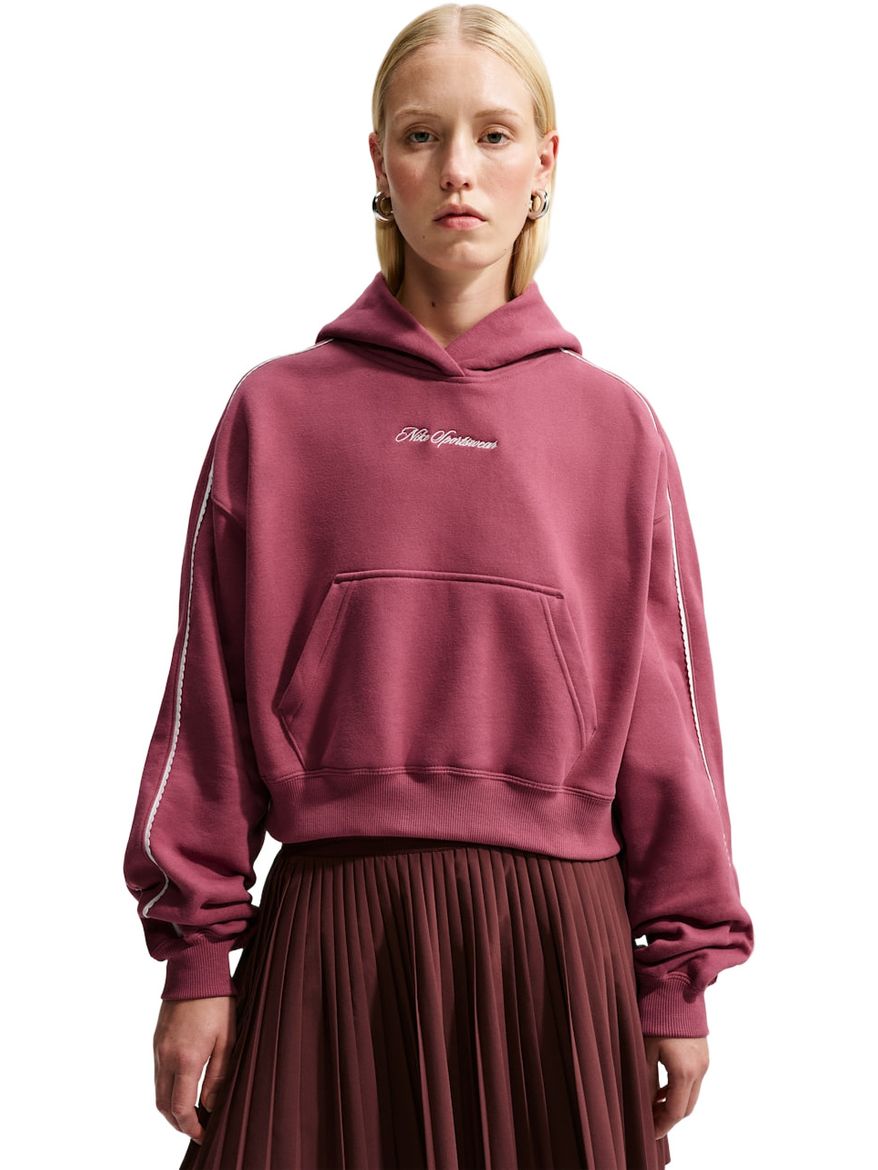 Худи спортивное Studio Fleece Medium Weight Cropped Pullover Hoodie