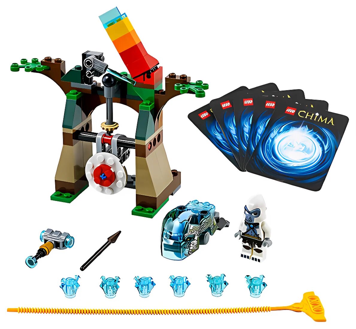 Конструктор Lego LEGENDS OF CHIMA 70110 Неприступная башня