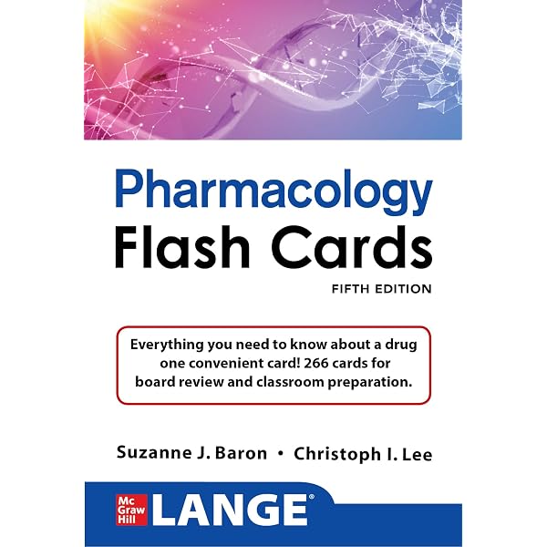 LANGE Pharmacology Flash Cards, Fifth Edition，Reprinted paperback book