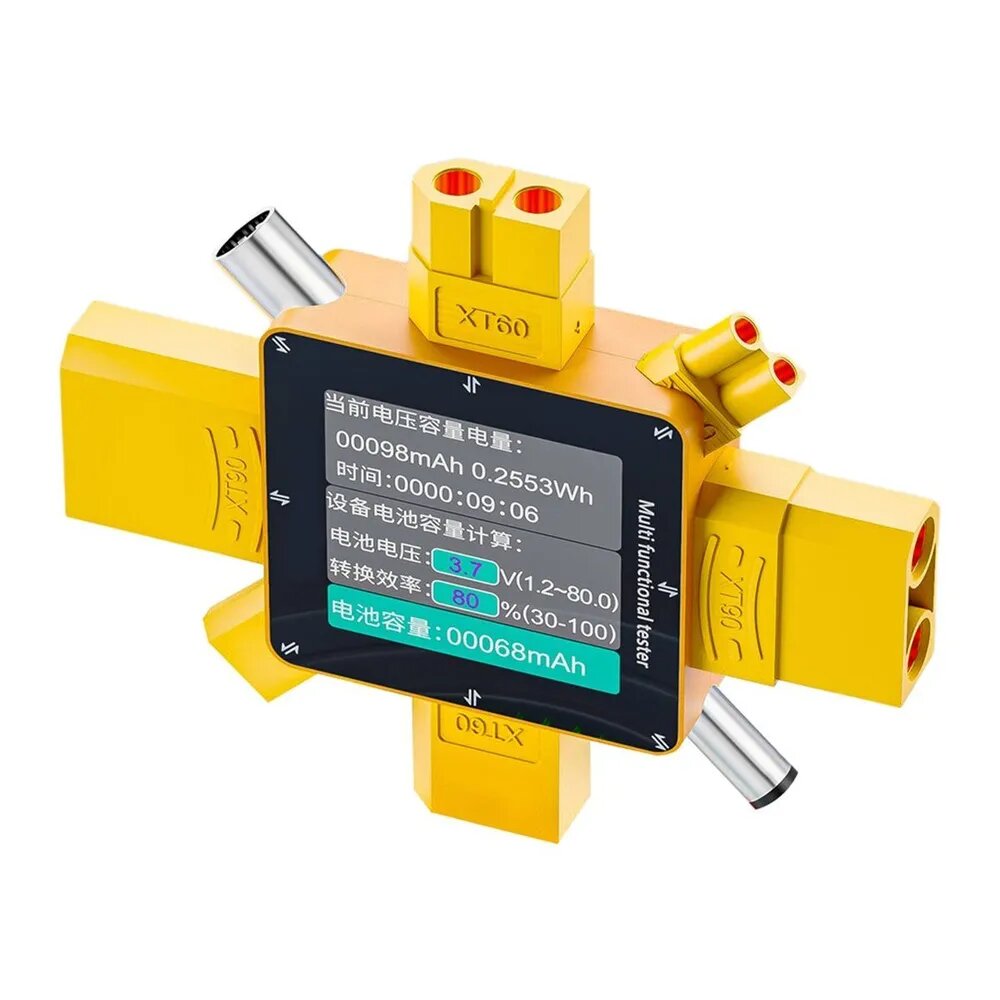 Тестер XT369P V/A/W для радиоуправляемых моделей XT60/XT30/XT90, классическая модель серии