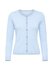 Кардиган LIU JO Embellished-button slit-cuff cardigan, размер 32, blue