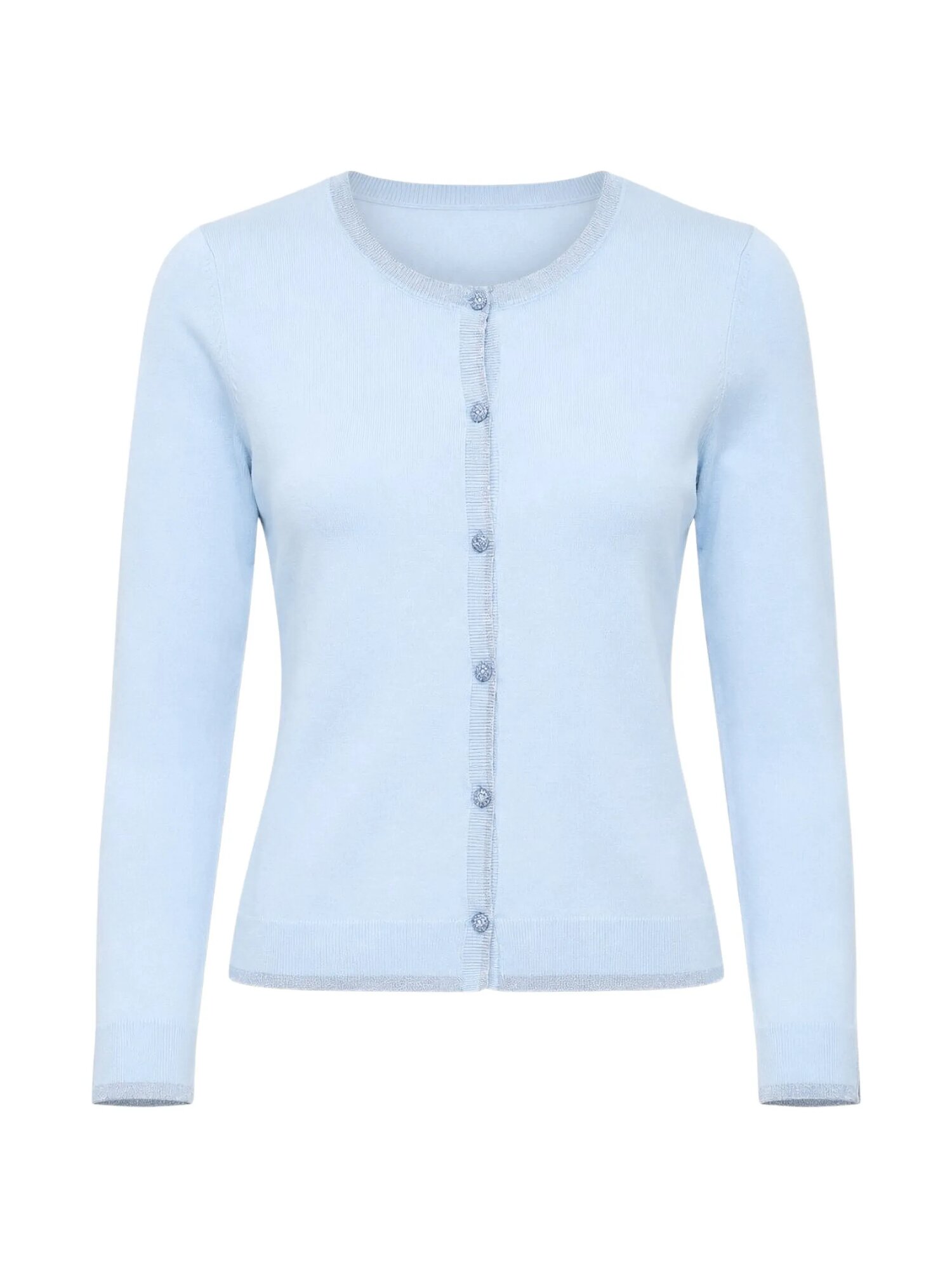 Кардиган Embellished-button slit-cuff cardigan