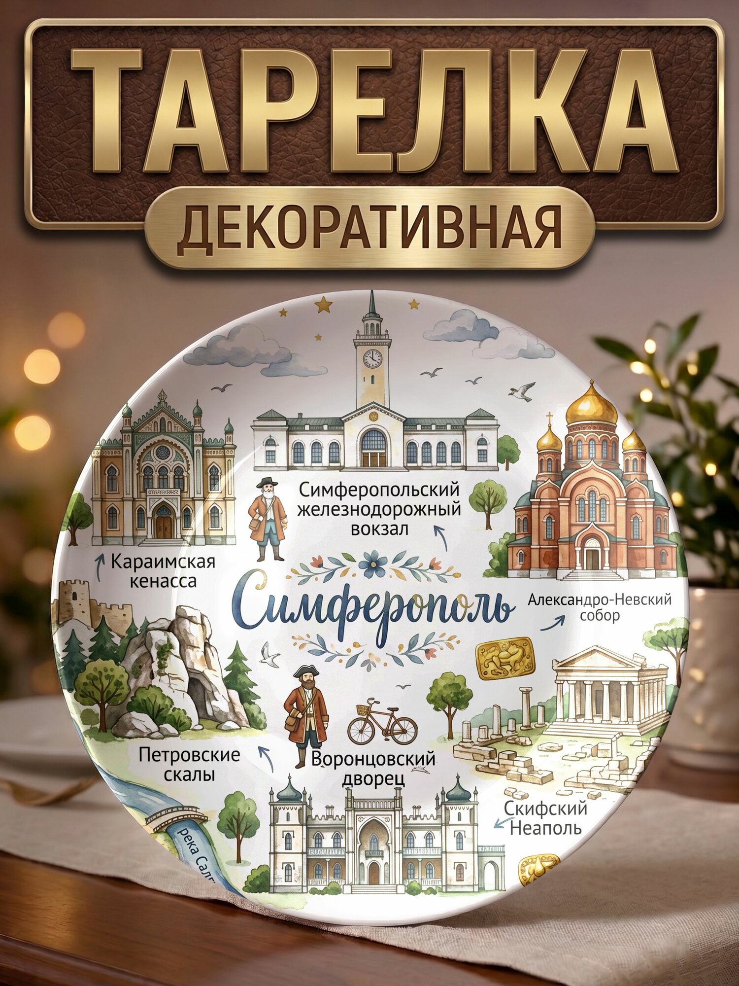 Тарелка декоративная Симферополь