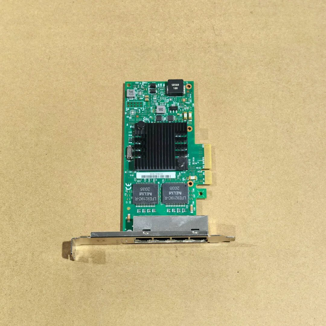 Intel I350-T4V2 сетевая карта 4-портовая Gigabit Ethernet With Both bracket