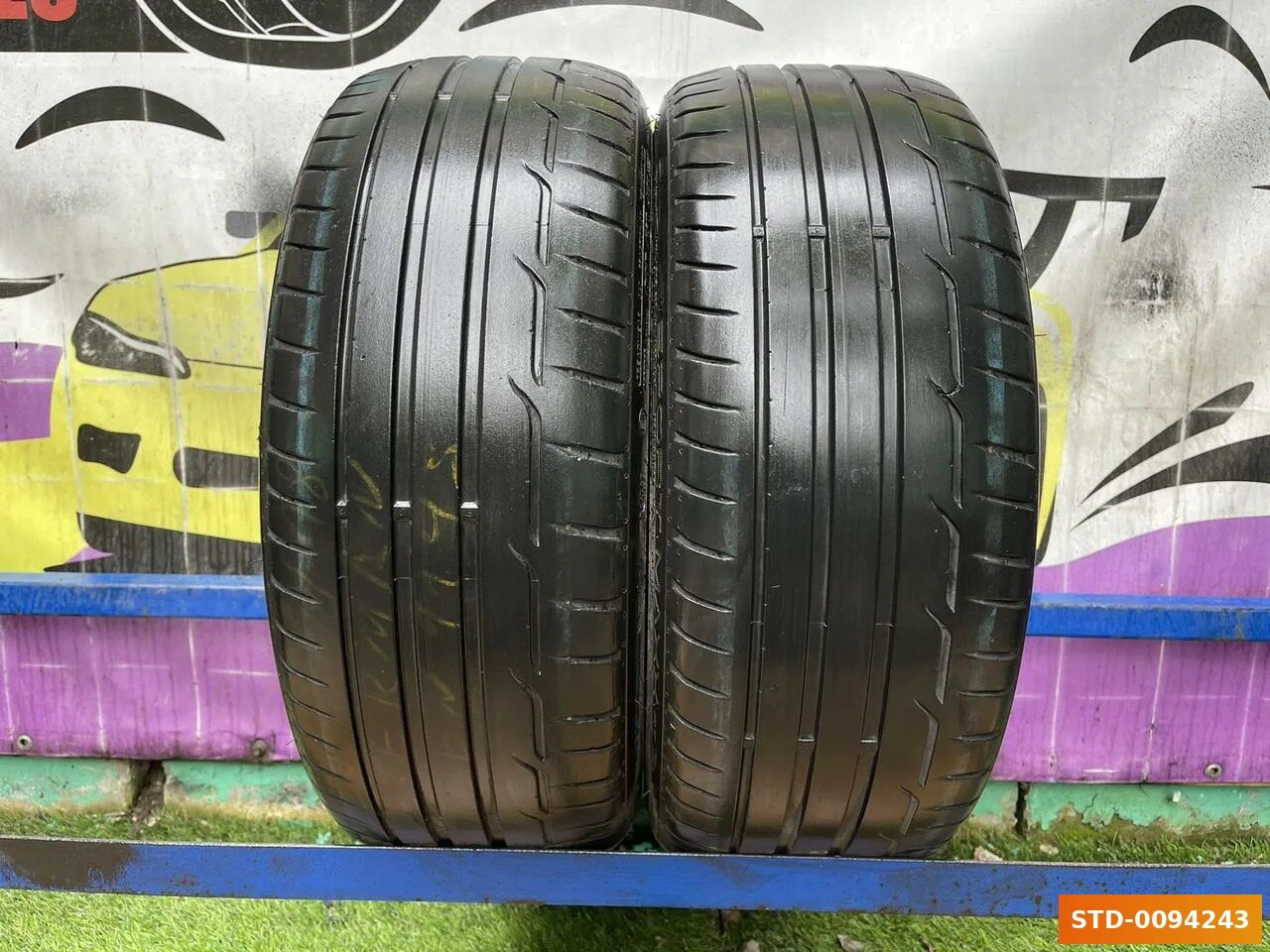 Комплект (2 шт) летних БУ шин Dunlop SP Sport Maxx RT 205/40 R18 45% износ 7639638440 RunFlat