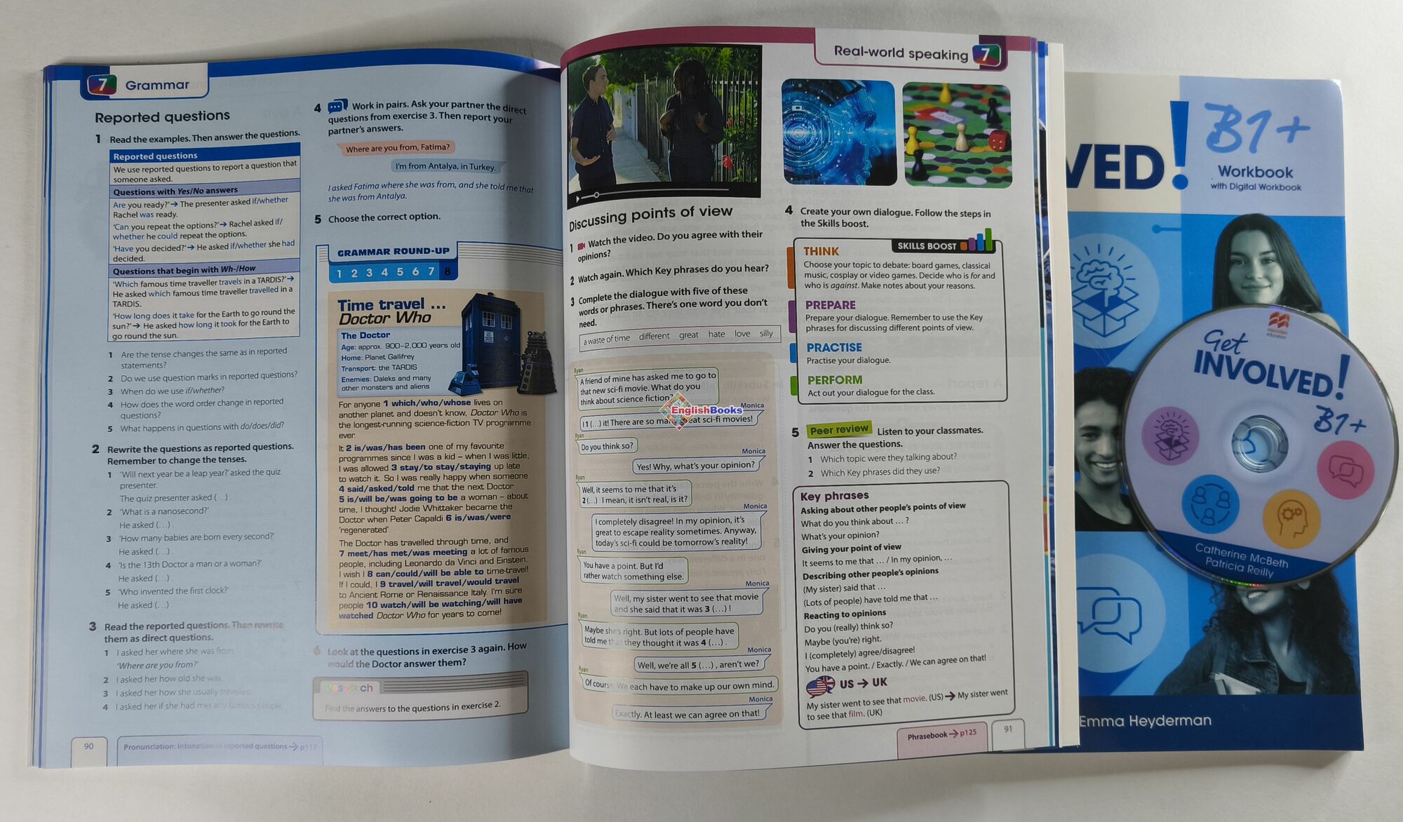 Get Involved! B1+ , комплект student book, workbook, CD — фото 1