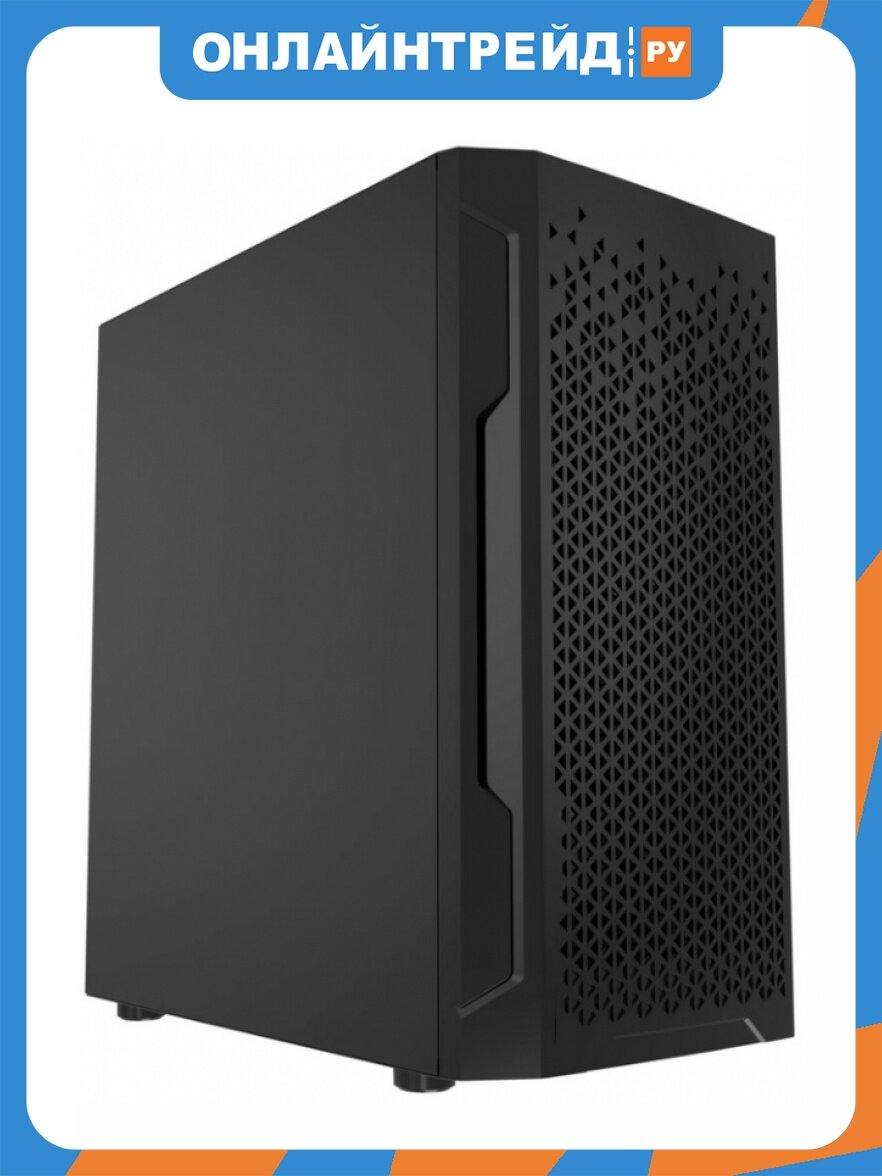 Корпус Powercase Mistral Micro Z2B SI, черный (CMIMZB-F2SI)