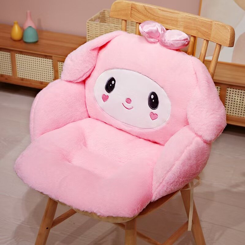 Мягкая подушка Sanrio Cinnamoroll Aoger, подушка сиденья, со спинкой, С крепежным ремешком