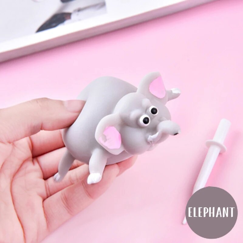 Надувная мягкая игрушка-животное Серый, Elephant