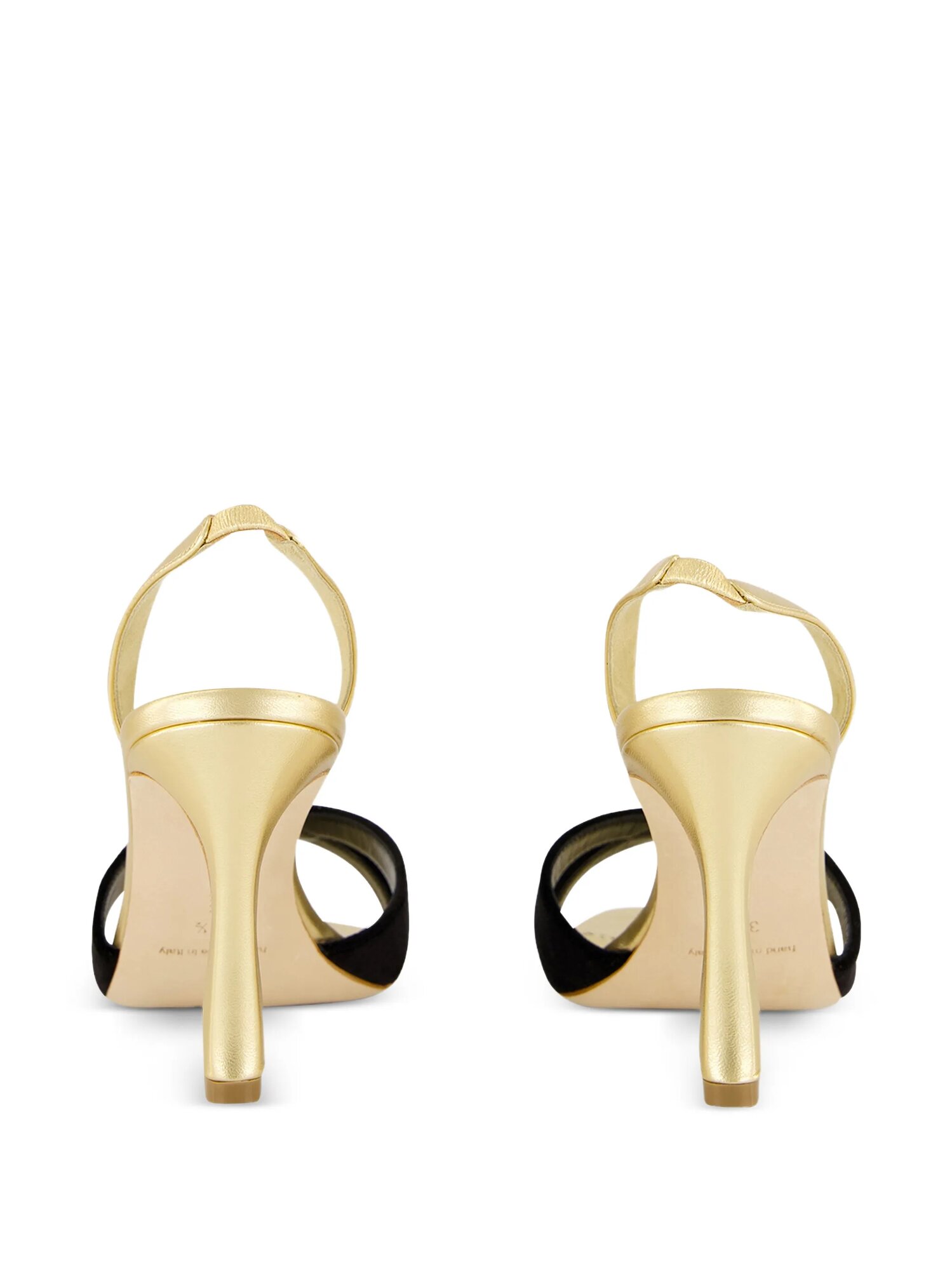 Босоножки Manolo Blahnik Callydra leather sandals, размер 38, gold — фото 1