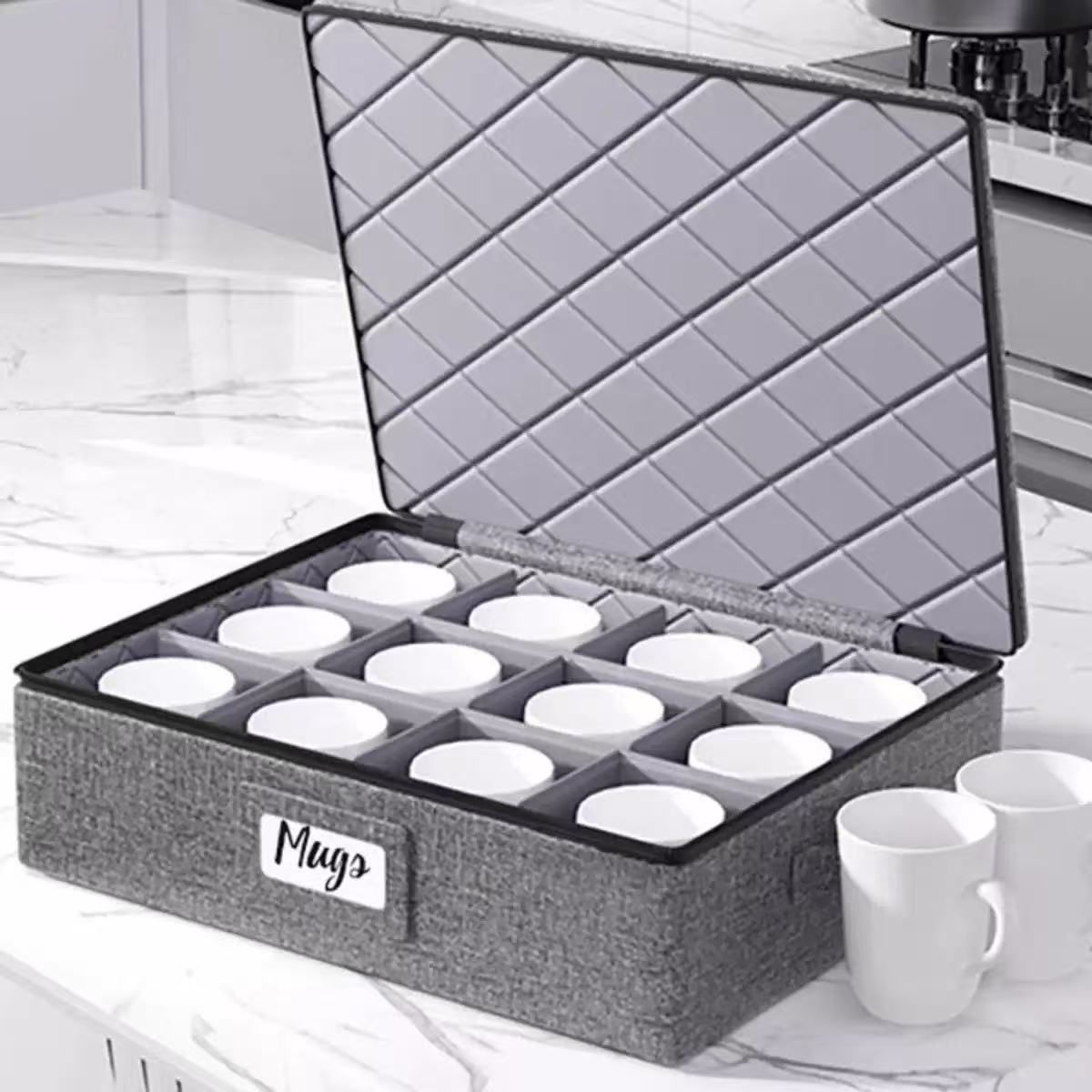 Органайзер для хранения вещей 44x33x14 см 1 шт софт светло-серый