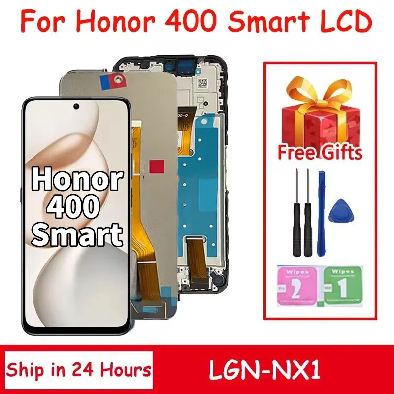 6,77-дюймовый экран для Honor 400, умный дисплей, сенсорный экран, панель дигитайзера LCD With Frame