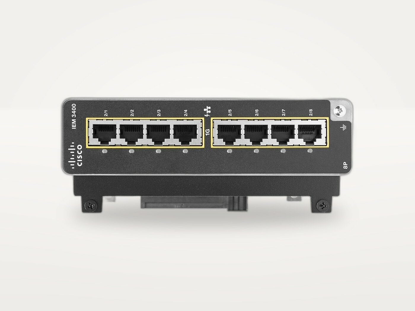 Модуль CISCO IEM-3400-8P Catalyst IE3400 Rugged 8 Port GE PoE+ Adv Exp Module