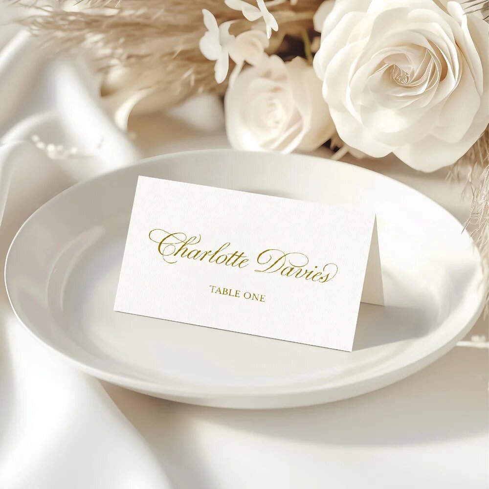 Карточки рассадочные Charlotte Davies, Table One, 9x10CM, Design 07