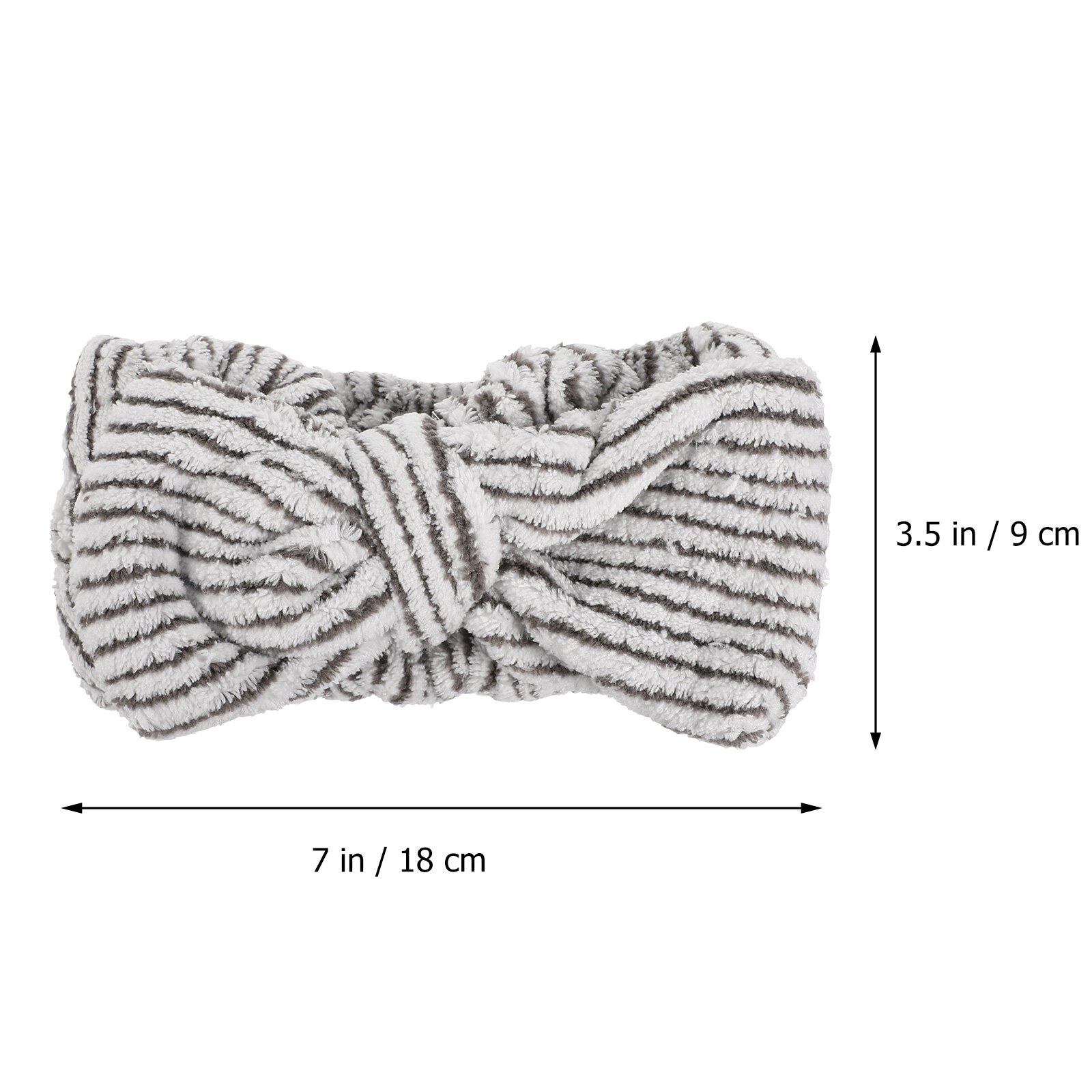 Эластичный Головной Ободок С Бантиком Для Умывания И Душа 18x9x2.5Cm