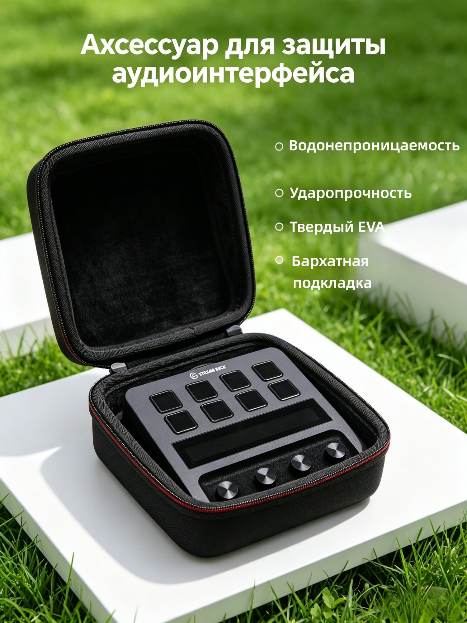 Elgato Stream Deck+ Жесткий Чехол LTGEM из ЭВА Прочный Водонепроницаемый Кейс для Стрим-Консоли (только чехол!)