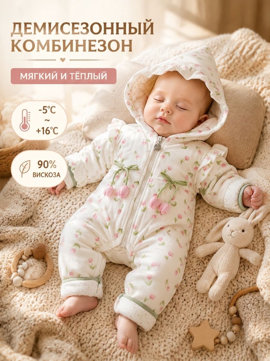 Комбинезон утеплённый