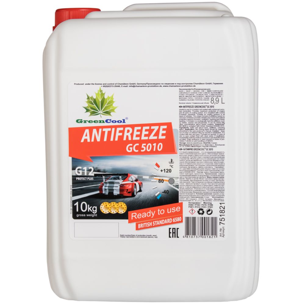 Антифриз 751821 красный готовый -40 C/