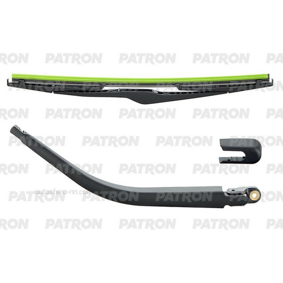 PATRON PWA097K Рычаг стеклоочистителя задн. со щеткой CHEVROLET Spark 2005-2010