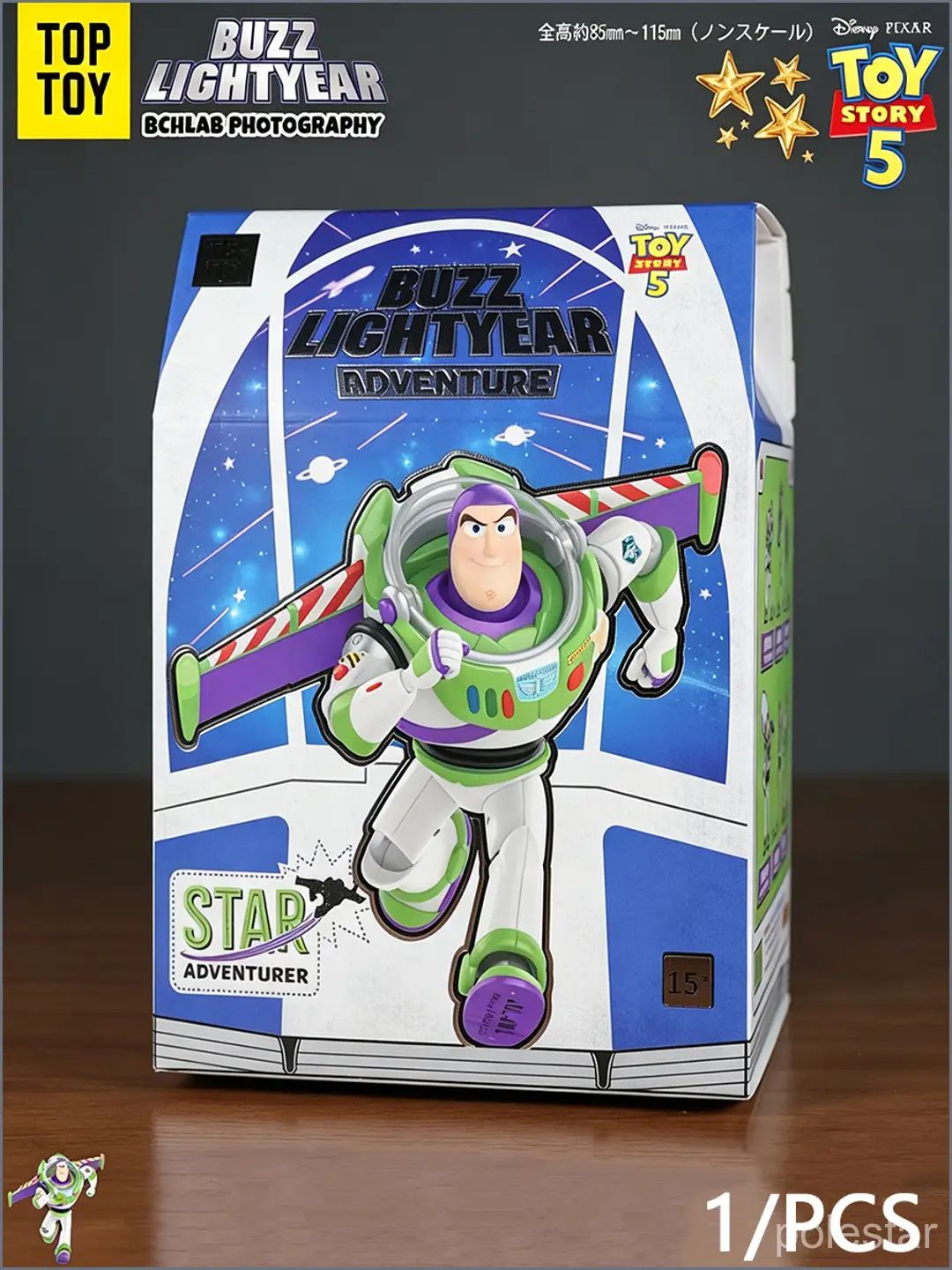 TOPTOY Disney Toy Story 5 Коллекционные Фигурки Базз Лайтер: Блайнд Бокс Серии Adventure, Buzz Lightyear