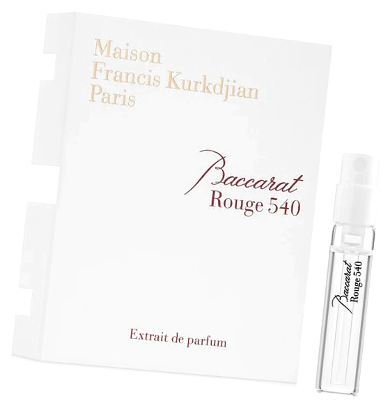 Духи Maison Francis Kurkdjian Baccarat Rouge 540 Extrait De Parfum 2 сэмпл