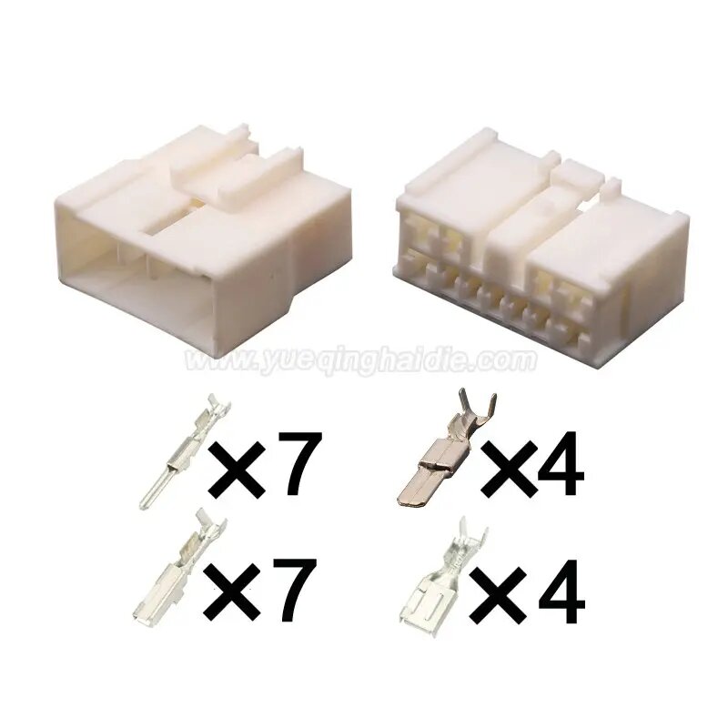 Разъемы Haidie MG641528 MG651525 24В 11-контактные 1-20 комплектов 1 set, male and female