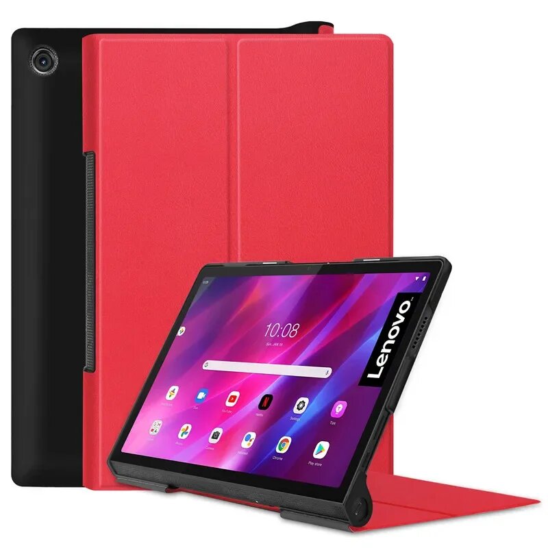 Чехол для Lenovo Yoga Tab 11 Ecasetok Красный, Красный, red