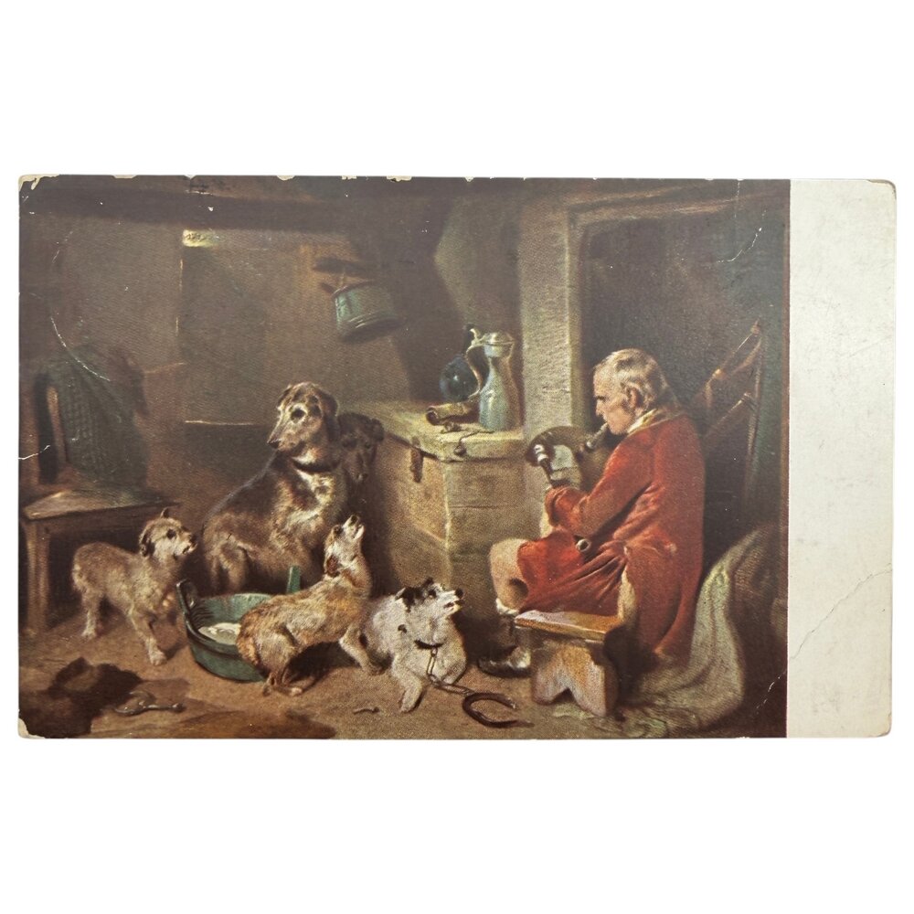 Почтовая открытка "Ландсир - Горская музыка" 1900-1916 гг. Австро-Венгрия