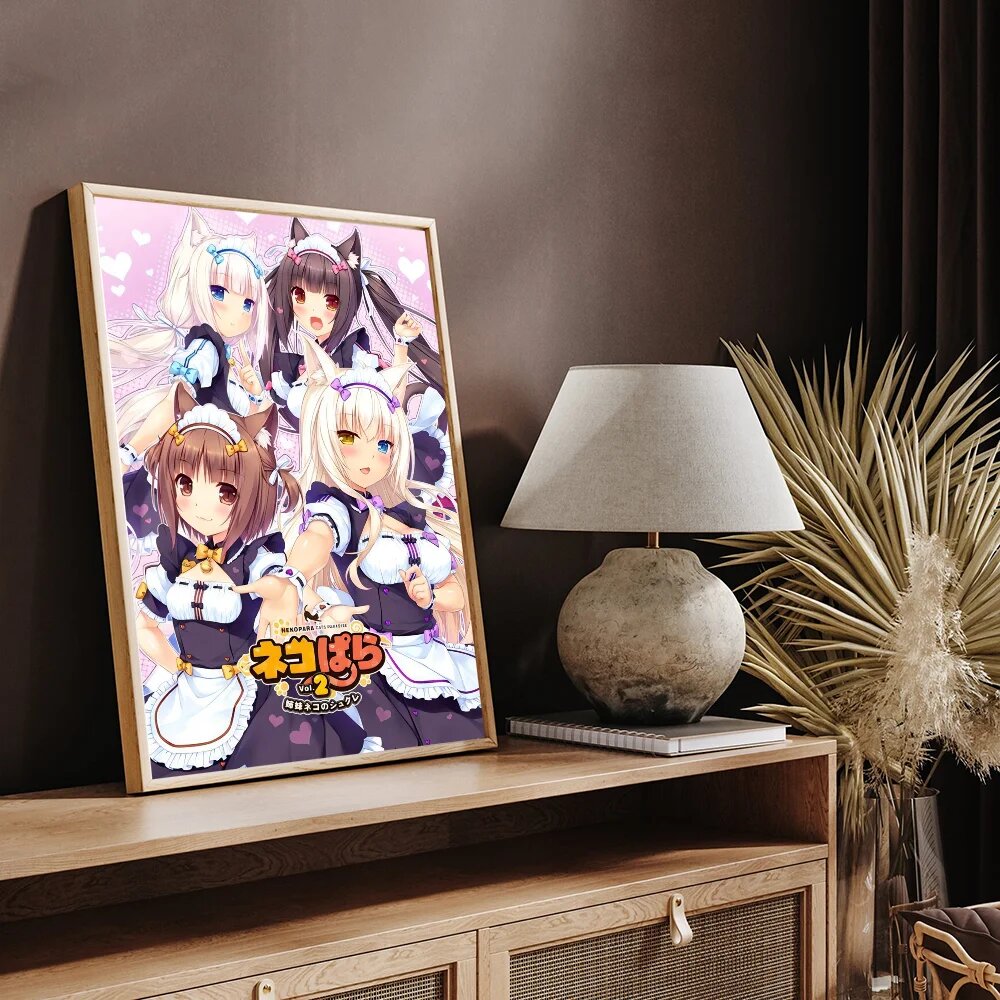 Neko Para Chocola Vanilla Постер моetch HEI-3, 20x25cm No Frame