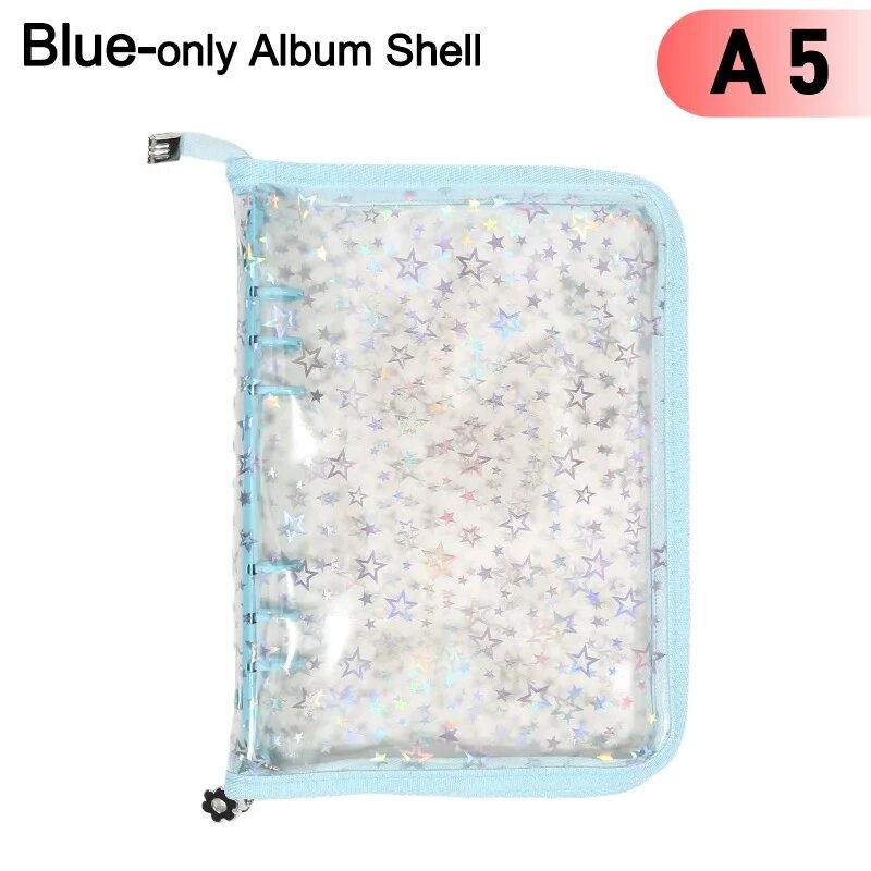 Голубой фотоальбом A5 Blue Shell A6