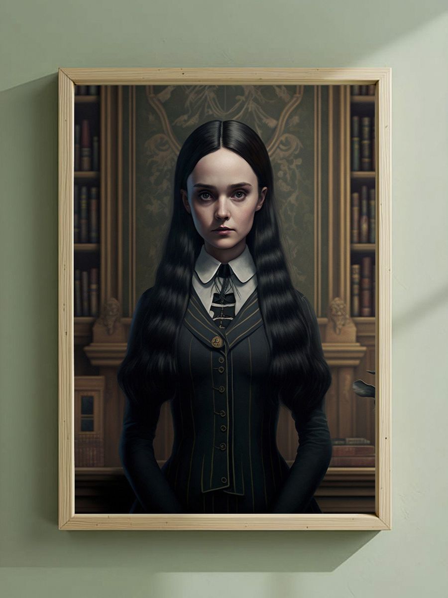 Постер, плакат на стену "Сериал Wednesday, Уэнздей Аддамс" 42 см х 29,7 см (А3), Без Рамы