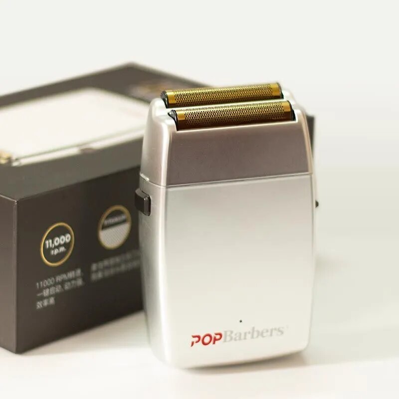 POP Barbers Машинка для стрижки Набор для стрижки, серебристый