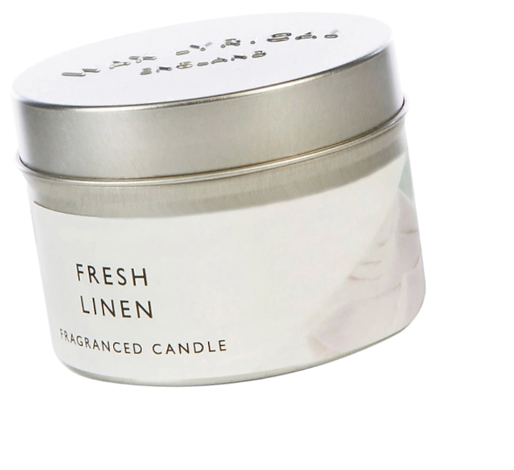 Ароматическая свеча Wax Lyrical Fresh Linen 84 гр - Вокс Лирикал Свежий Лен для дома