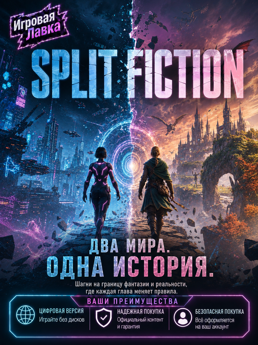 Split Fiction Standard Edition для PlayStation | Турция | Цифровой код активации