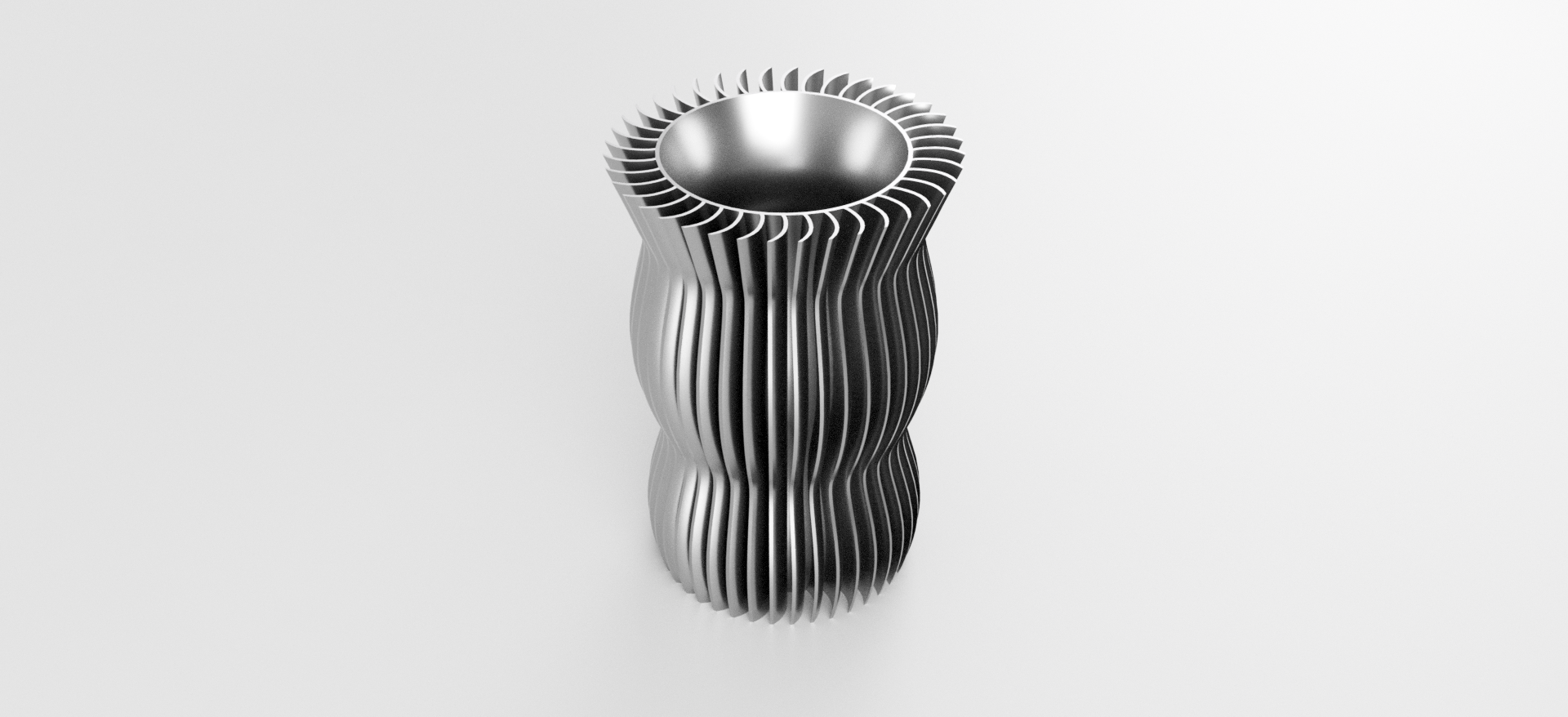 Ваза декоративная дизайнерская, 3D-печать, 3DOPRU арт. VASE-PR-40916
