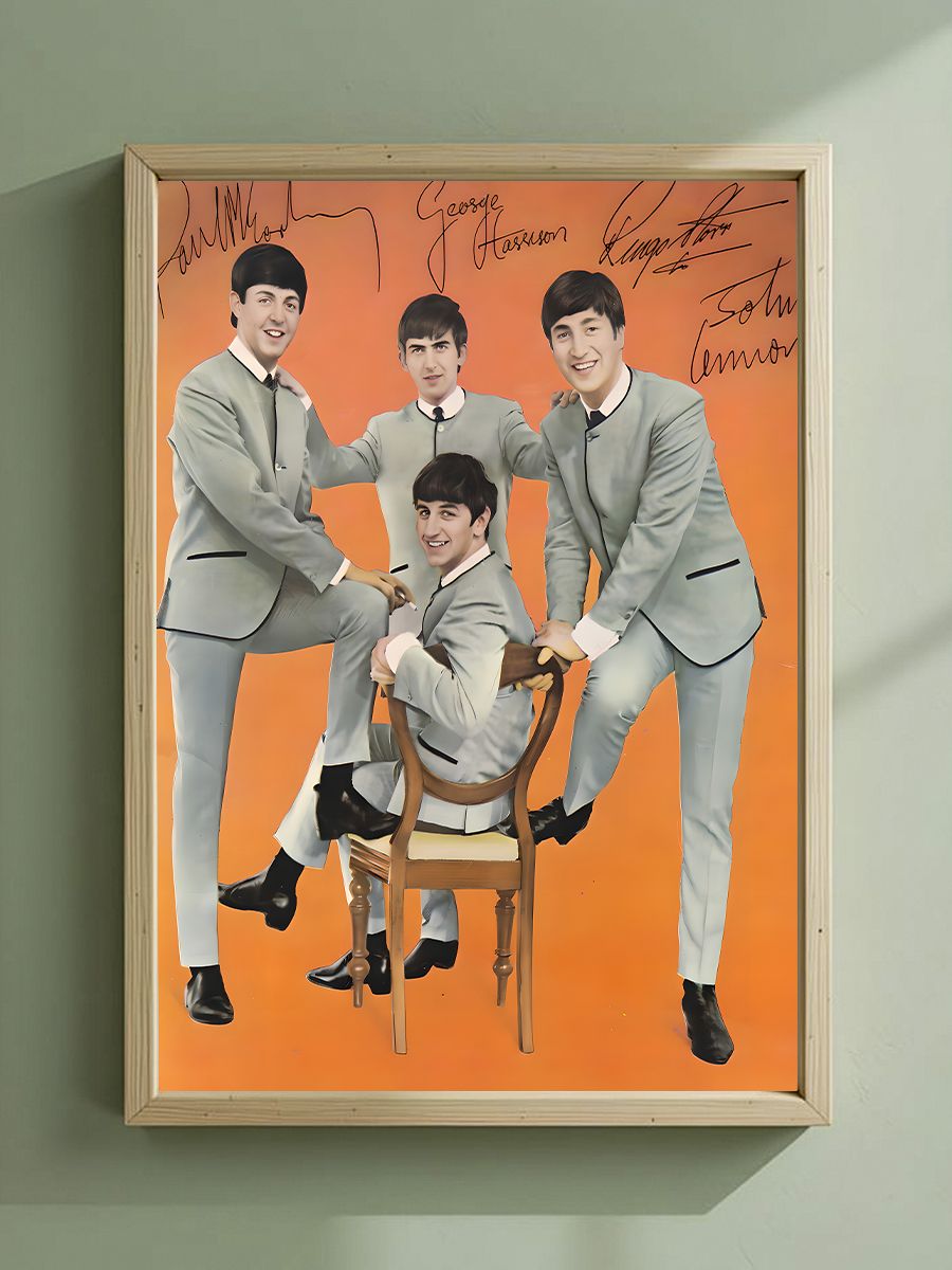 Постер, плакат на стену "The Beatles / Битлз Рок Группа" 42 см х 29,7 см (А3), Без Рамы