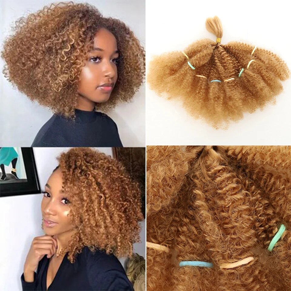 Синтетический парик Afro Kinky allaosify 12 дюймов