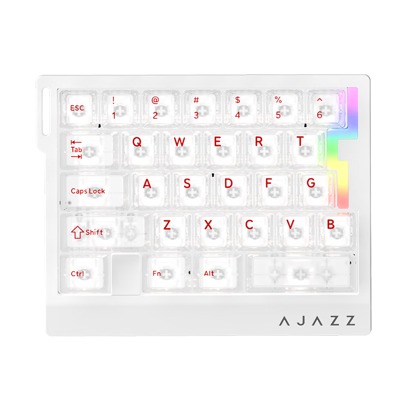 AJAZZ AK029 Проводная магнитная ось однорукий клавиатура 8K отчетный режим RGB подсветка 29 клавиш RT0.01 Valorant