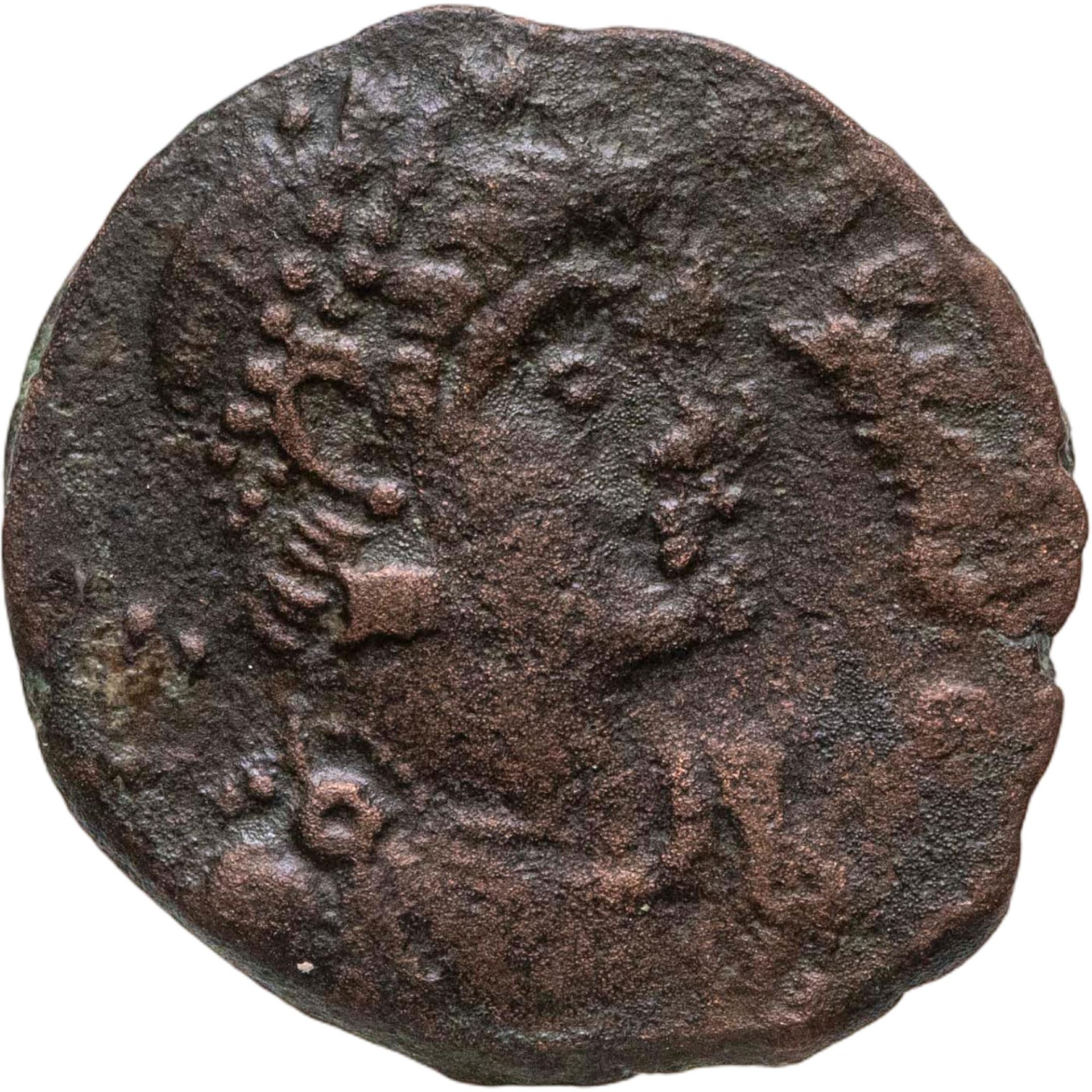 Римская империя, император Аркадий, 395-408 гг , АЕ4, Медь, в сохранности F-VF
