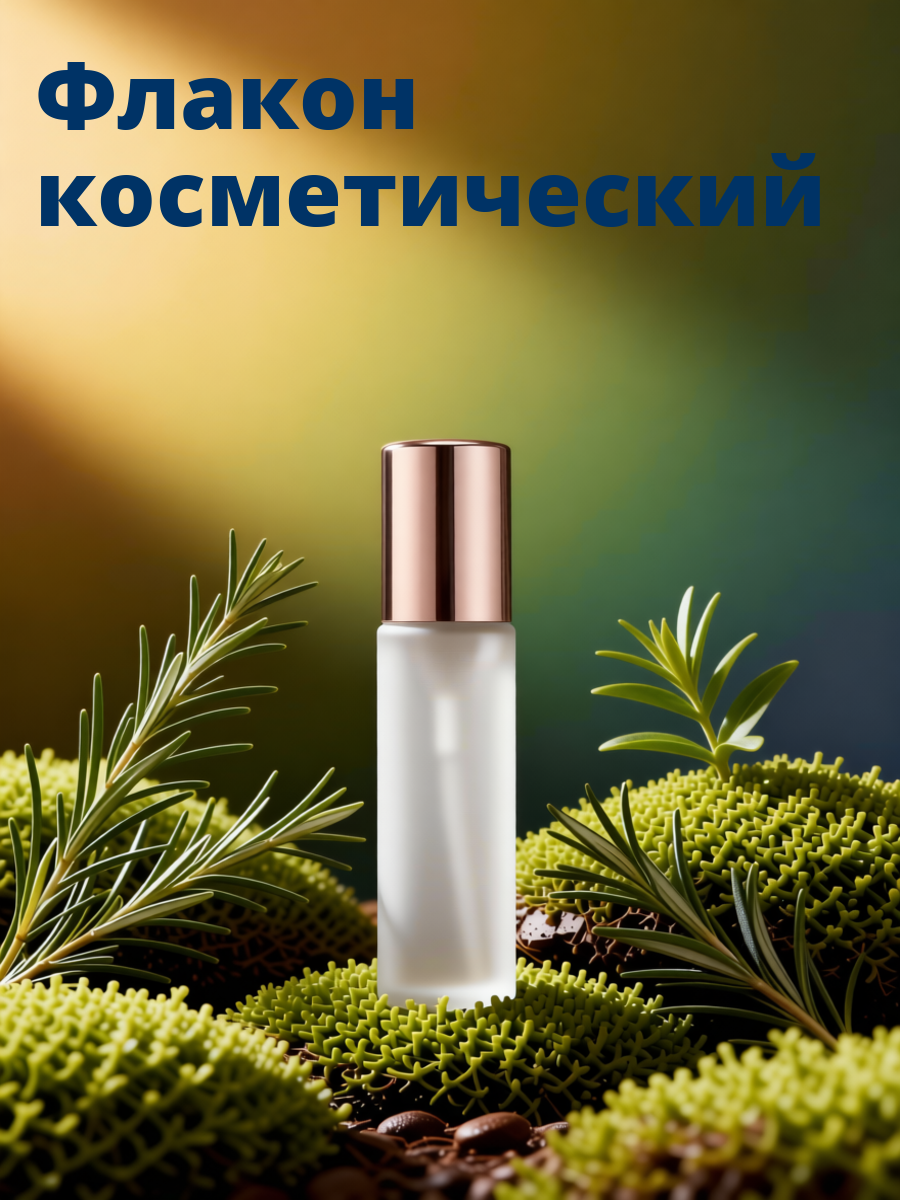 Стеклянная Бутылочка Для Духов С Роллером Золотистый Цвет 8 50X2 00X2 00Cm